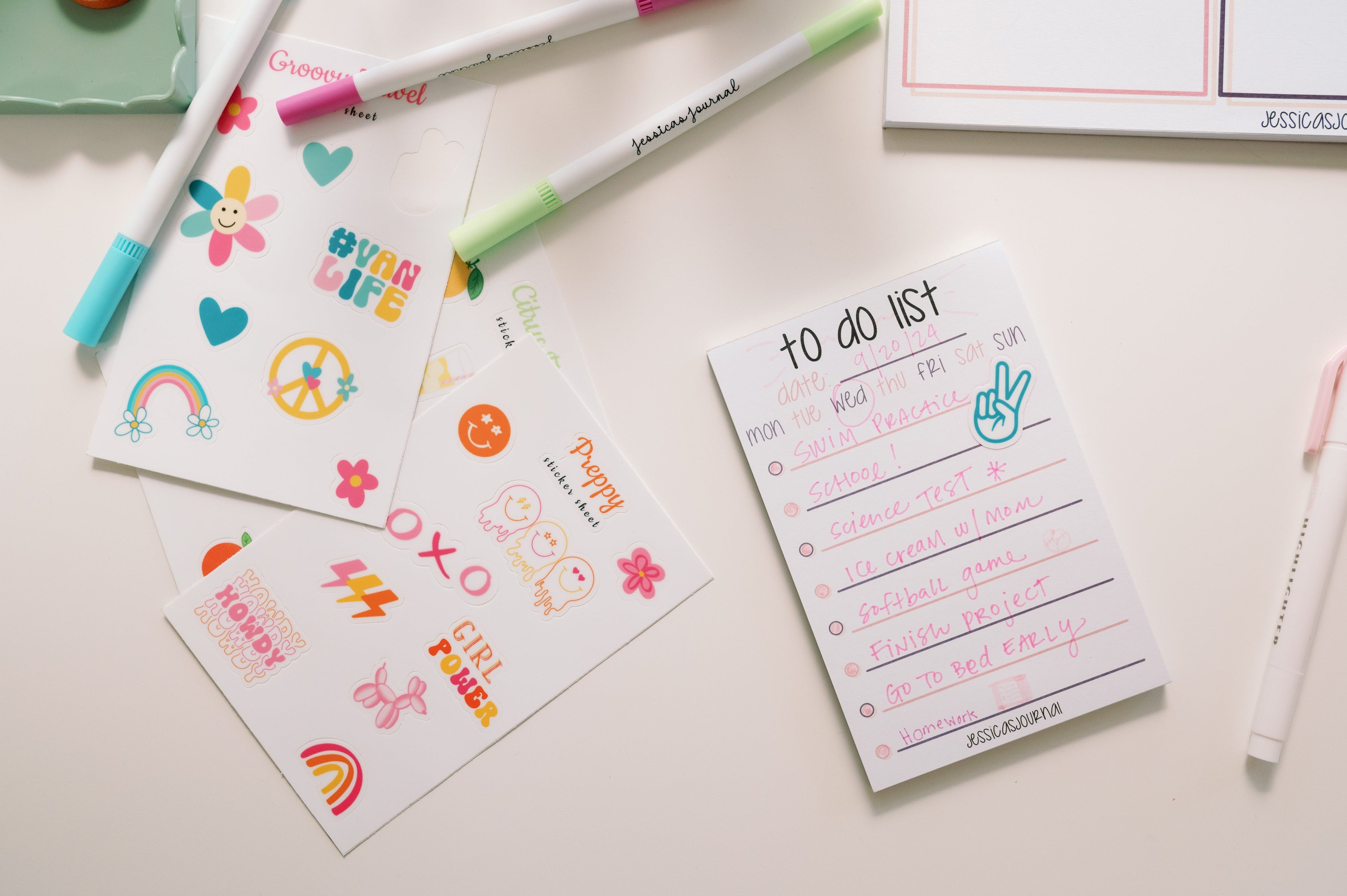 Sticker Sheets – Jessica's Journal