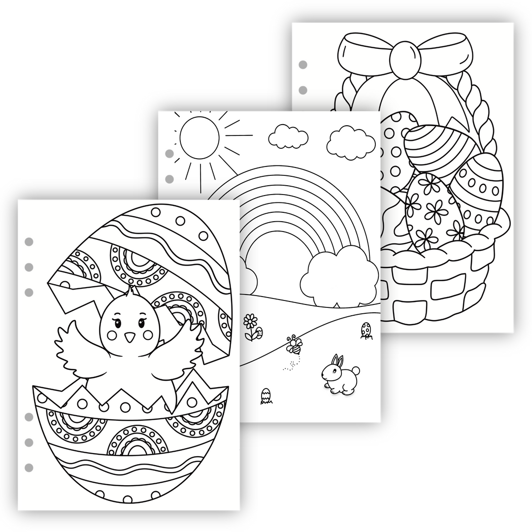 Easter Themed Coloring Pages – Jessica's Journal