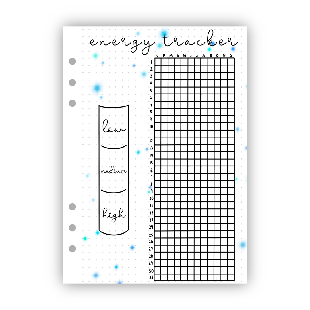 Energy Tracker – Jessica's Journal