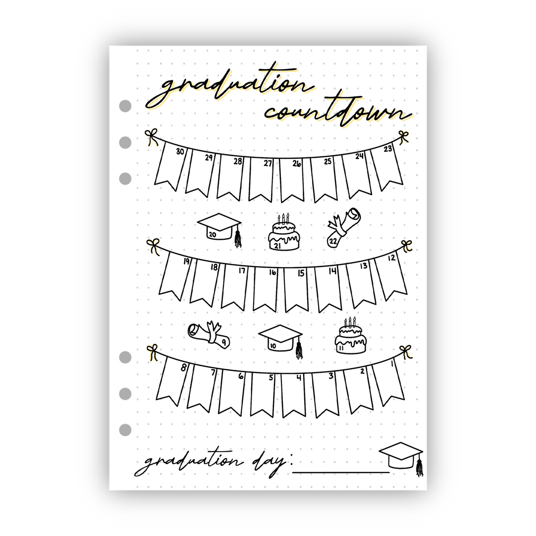 Graduation Countdown – Jessica's Journal