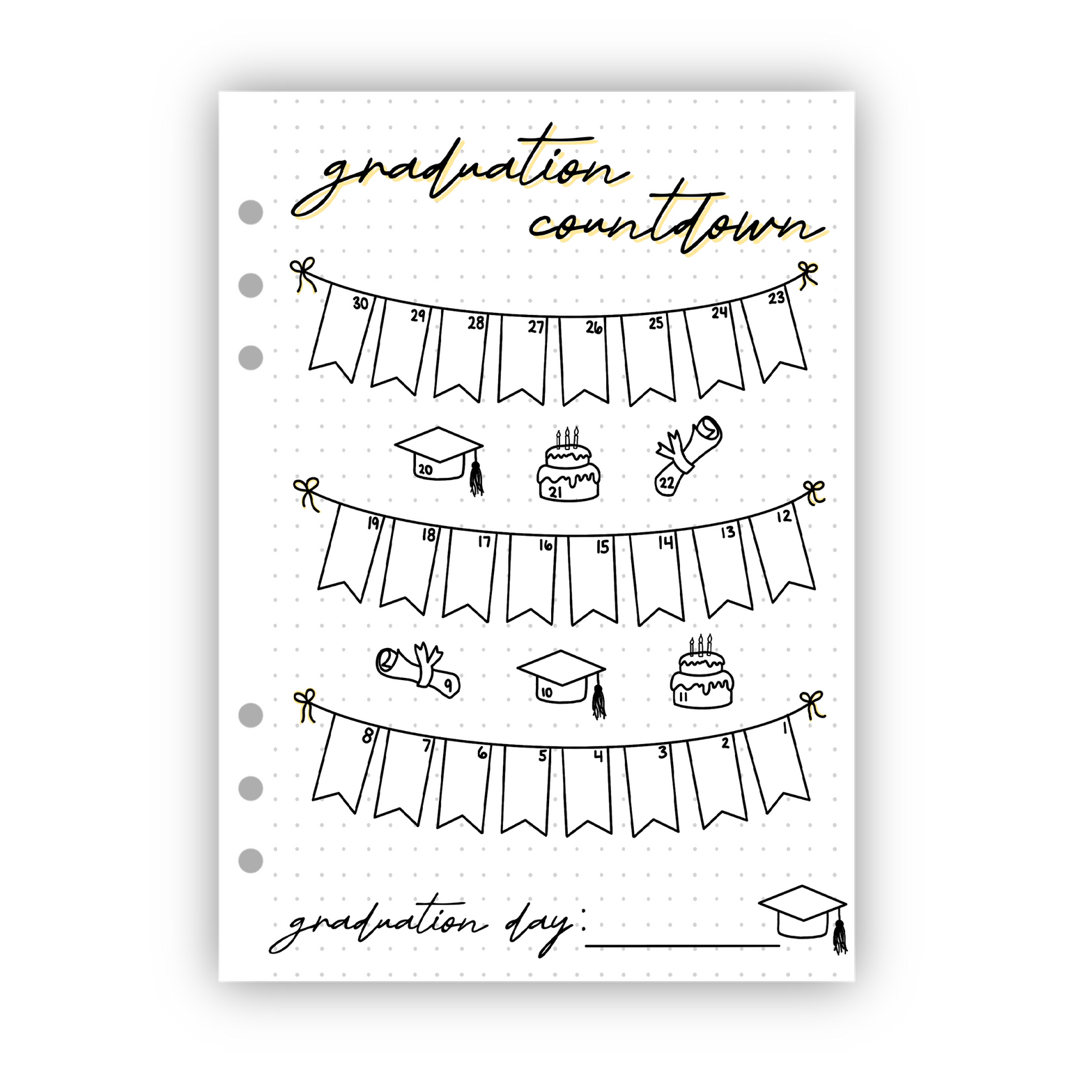 Graduation Countdown – Jessica's Journal