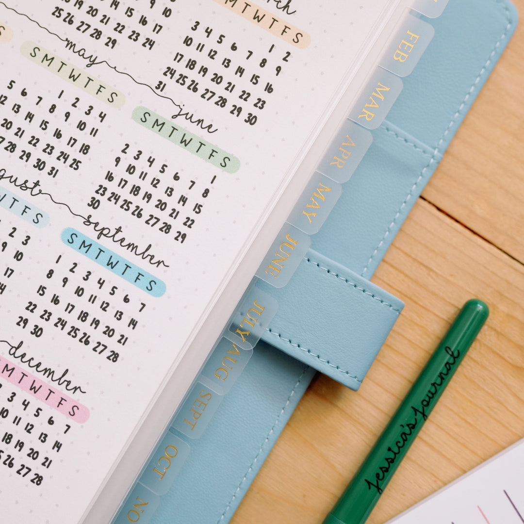 Monthly 12 Tab Dividers – Jessica's Journal