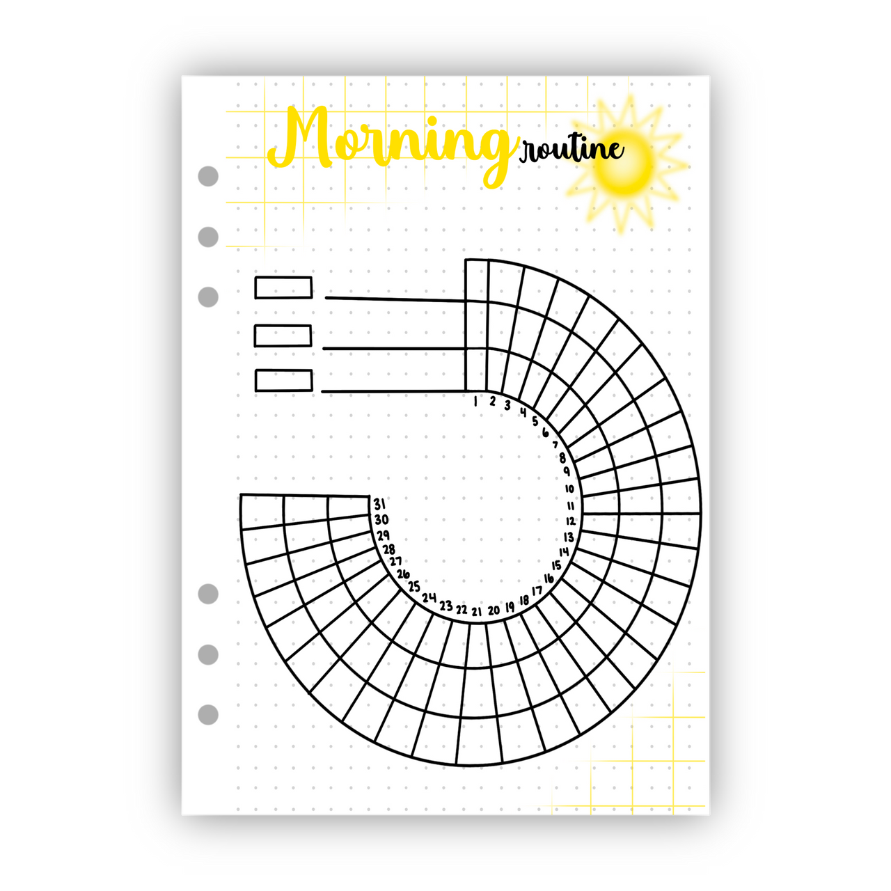 Morning Routine Tracker – Jessica's Journal