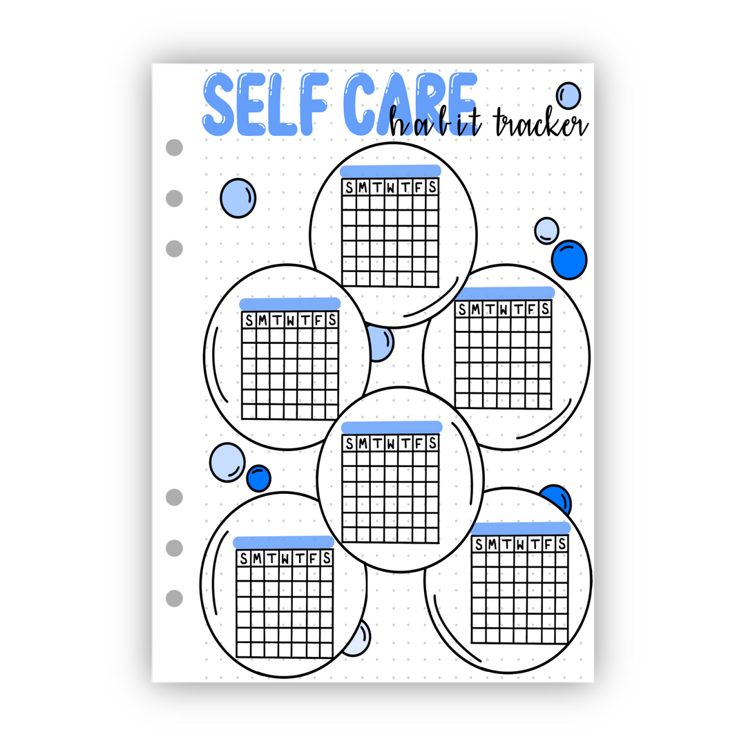 Self Care Habit Tracker – Jessica's Journal