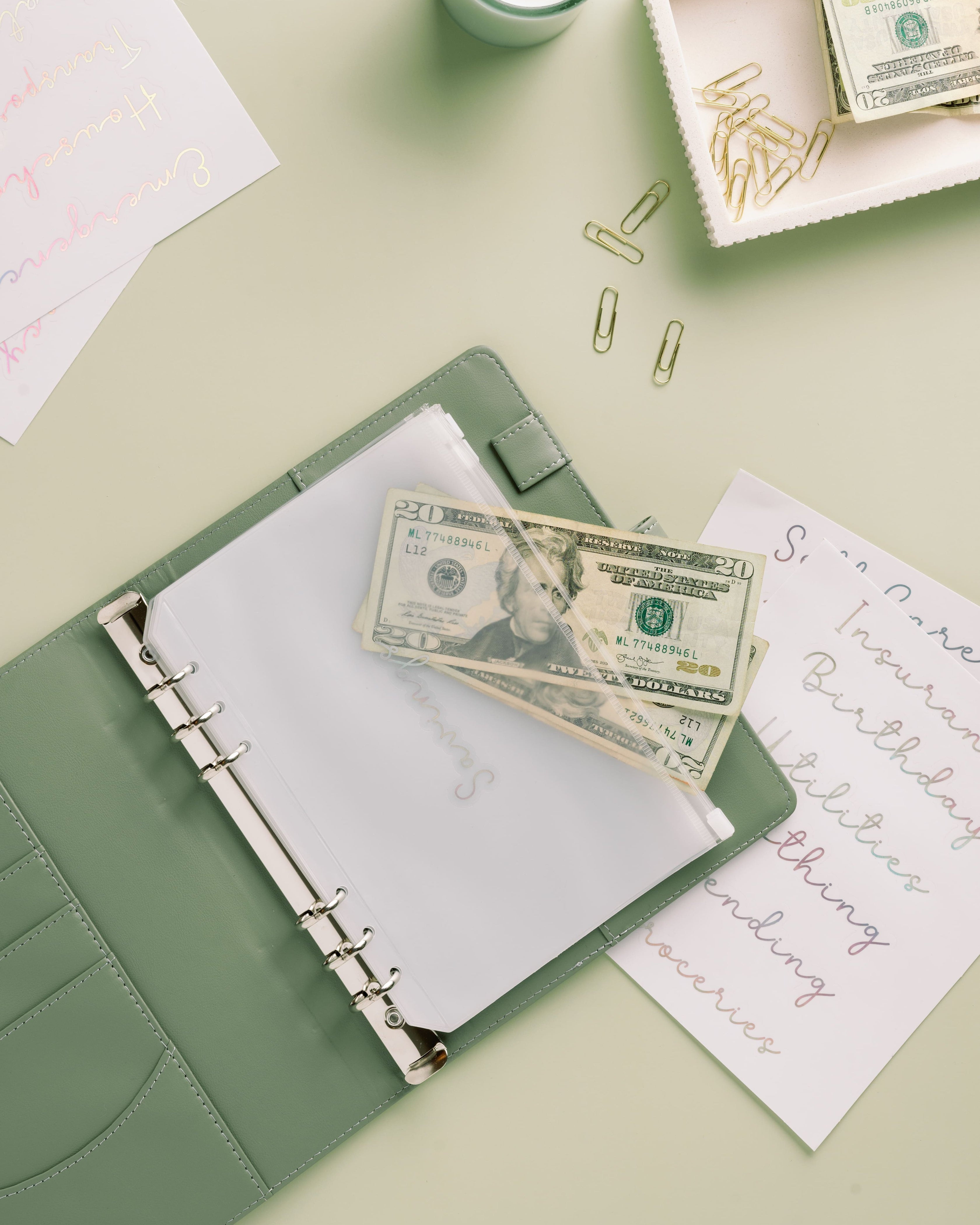 Self-Care Budget Binder Kit – Financial & Mental Wellness
